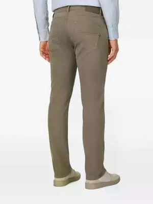 Boggi Milano Jeans In Stretch Cotton Tencel - Neutrals