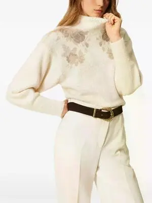 TWINSET Jacquard Alpaca-blend Jumper