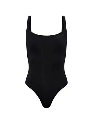 Moschino Logo-print Bodysuit - Black