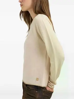 Momoni Karasu Garment-dyed Sweater