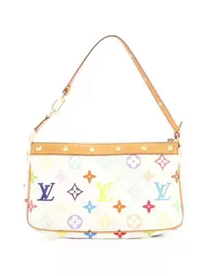 LOUIS VUITTON Pochette Accessoires Monogram Multicolor Clutch Bag