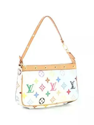 LOUIS VUITTON Pochette Accessoires Monogram Multicolor Clutch Bag