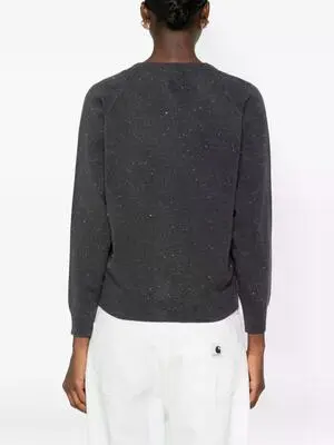 Peserico Flecked V-neck Cardigan