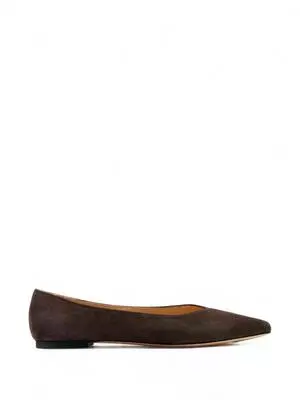 HOUSE OF BALLERINAS Michelle Suede Ballet Flats