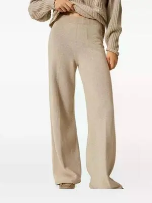 TWINSET Wool-blend Knit Palazzo Pants