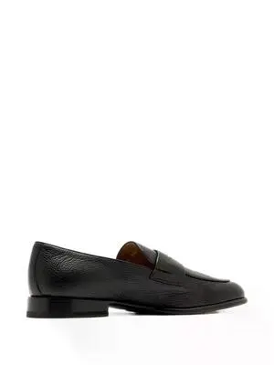 Neil Barrett Cervo Grain-leather Loafers