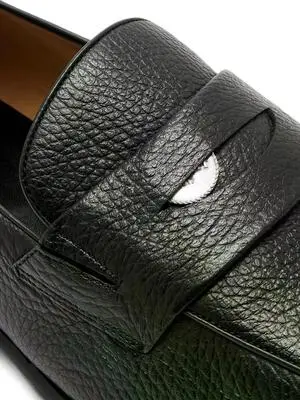 Neil Barrett Cervo Grain-leather Loafers