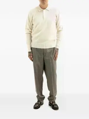 DRUMOHR Polo-collar Sweater - Neutrals
