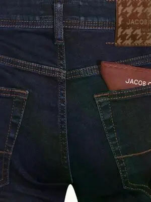 JACOB COHЁN Logo-patch Slim-fit Jeans