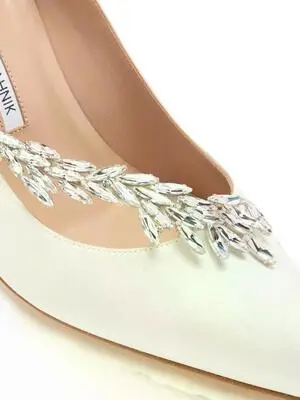 Manolo Blahnik Nadira Crystal-embellished Pumps