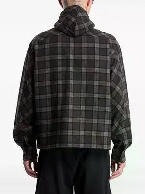 ROA Logger Hooded Checked Shirt