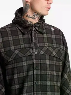 ROA Logger Hooded Checked Shirt