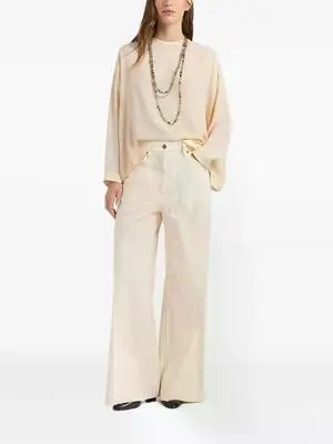 Momoni Stilla Long-sleeved Blouse - Neutrals