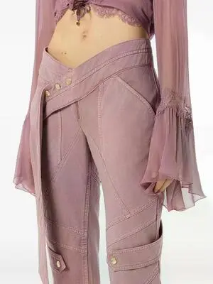 Blumarine Belted Cargo Pants