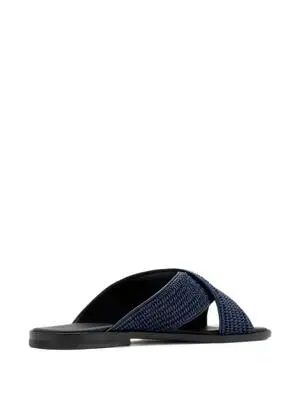 Manolo Blahnik Otawi Crossover-strap Sandals
