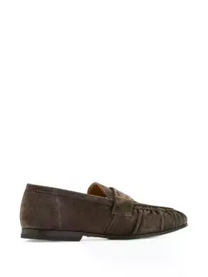 STURLINI FIRENZE New Brenta Ruched Suede Loafers