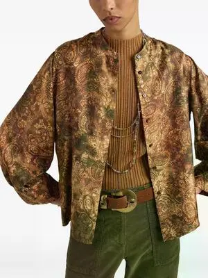 Momoni Lucy Paisley-print Silk Shirt