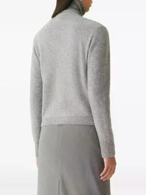 Fabiana Filippi Sequin-embellished V-neck Cardigan