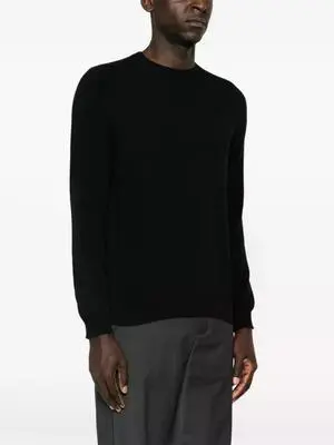 AMARANTO Crew-neck Long-sleeve Sweater