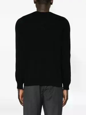 AMARANTO Crew-neck Long-sleeve Sweater