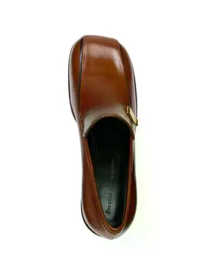 Proenza Schouler Esme Loafers In Nappa Latex - Brown