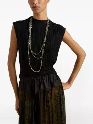 Momoni Geisa Ribbed-knit Vest