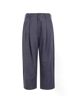 ZIGGY CHEN Pleated Wide-leg Trousers