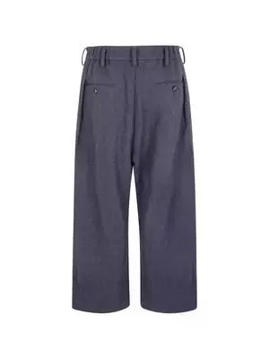ZIGGY CHEN Pleated Wide-leg Trousers