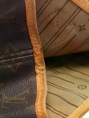 LOUIS VUITTON 2008 Monogram Neverfull Inside Out Mm Tote Bag - Brown