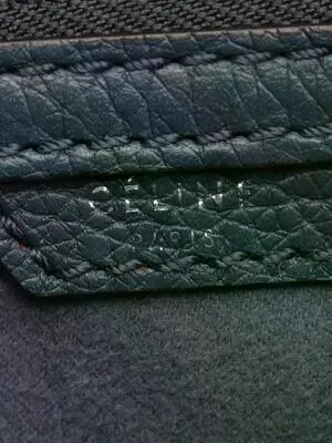 Celine 2000-2026 Micro Leather Luggage Tote Handbag