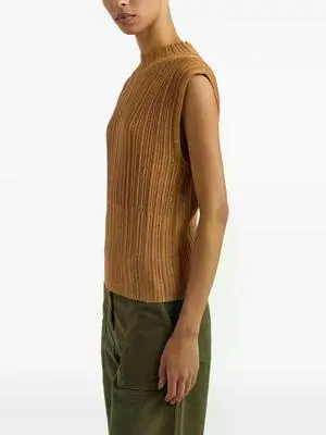 Momoni Geisa Ribbed-knit Vest