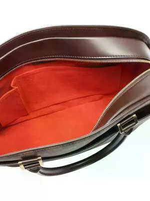 LOUIS VUITTON 2002 Damier Ebene Sarria Horizontal Handbag