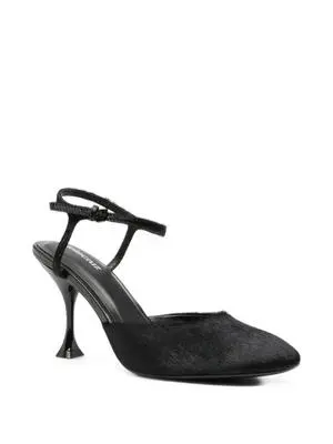 Lola Cruz Nami Heeled Pumps - Black