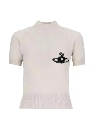 VIVIENNE WESTWOOD Orb-motif Short-sleeve Sweater