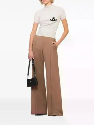 VIVIENNE WESTWOOD Orb-motif Short-sleeve Sweater