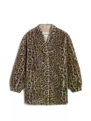 Apparis Jane Leopard-print Faux-fur Coat