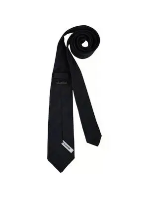 Tagliatore Diagonal-stripe Silk Tie - Blue