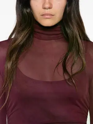 ANIYE BY Sheer-panelled Ruched Dress