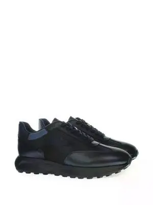 HARMONT & BLAINE Panelled Leather-trim Sneakers