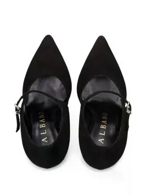 ALBANO Suede Pointed-toe Pumps