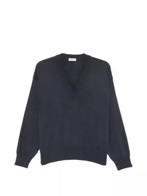 Brunello Cucinelli V-neck Long-sleeve Sweater