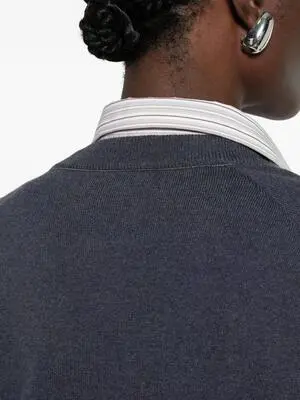 Brunello Cucinelli V-neck Long-sleeve Sweater