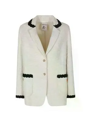 SEMICOUTURE Giacca Olivia Braided-trim Tweed Jacket