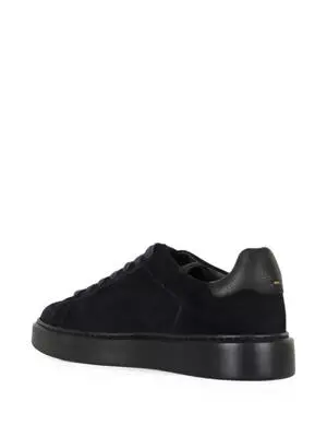 DOUCAL'S Suede Leather-trim Sneakers
