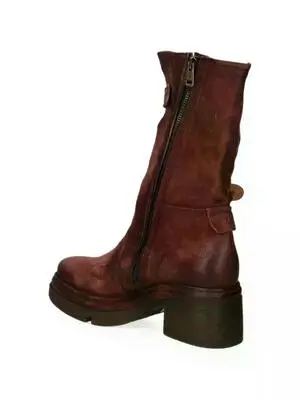 A.S.98 Buckled Leather Boots