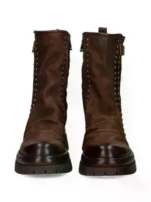 A.S.98 Stud-embellished Buckled Boots