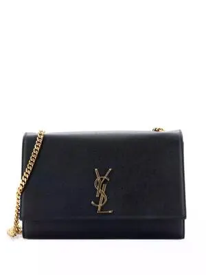 Saint Laurent Classic Monogram Grainy Leather Large Crossbody Bag