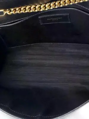 Saint Laurent Classic Monogram Grainy Leather Large Crossbody Bag