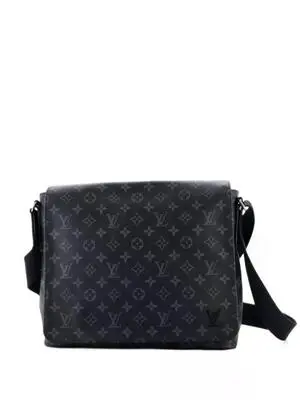 LOUIS VUITTON District Messenger Bag Monogram Eclipse Canvas Mm Crossbody Bag - Black