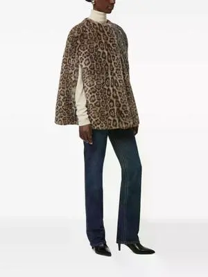 Apparis Sloane Leopard-print Cape